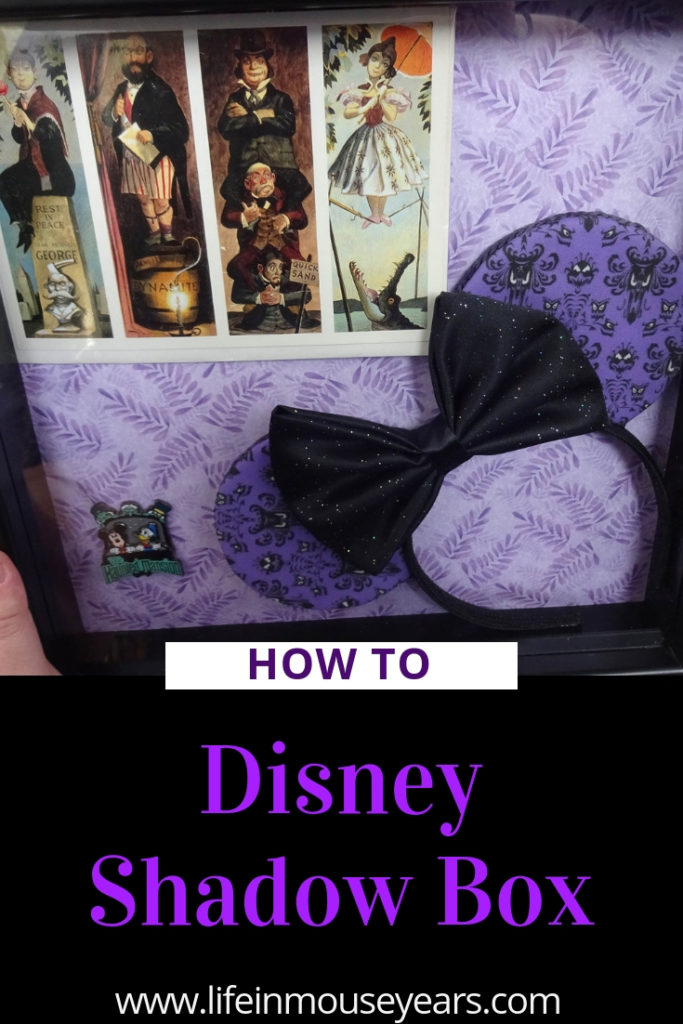 How to Make a Disney Shadow Box | Life in Mouse Years