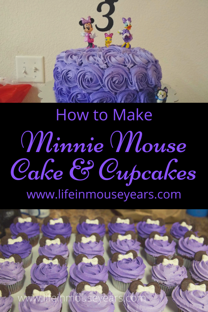 How to Make Minnie Mouse Cake and Cupcakes | Life in Mouse Years