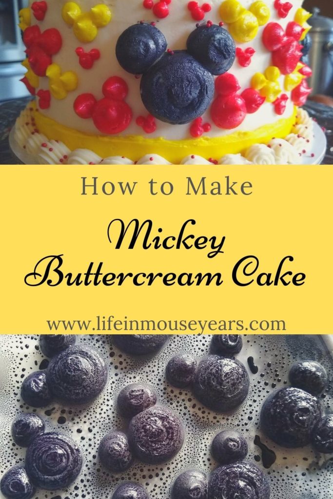 Making a Mickey Mouse Shaped Cake | Life in Mouse Years