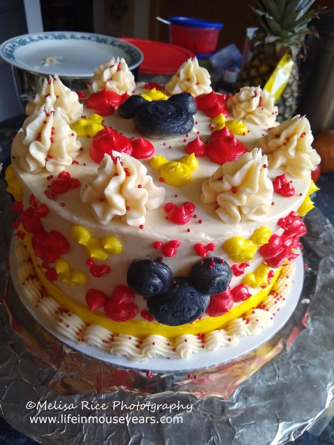 How to Make a Mickey Mouse Buttercream Cake | Life in Mouse Years